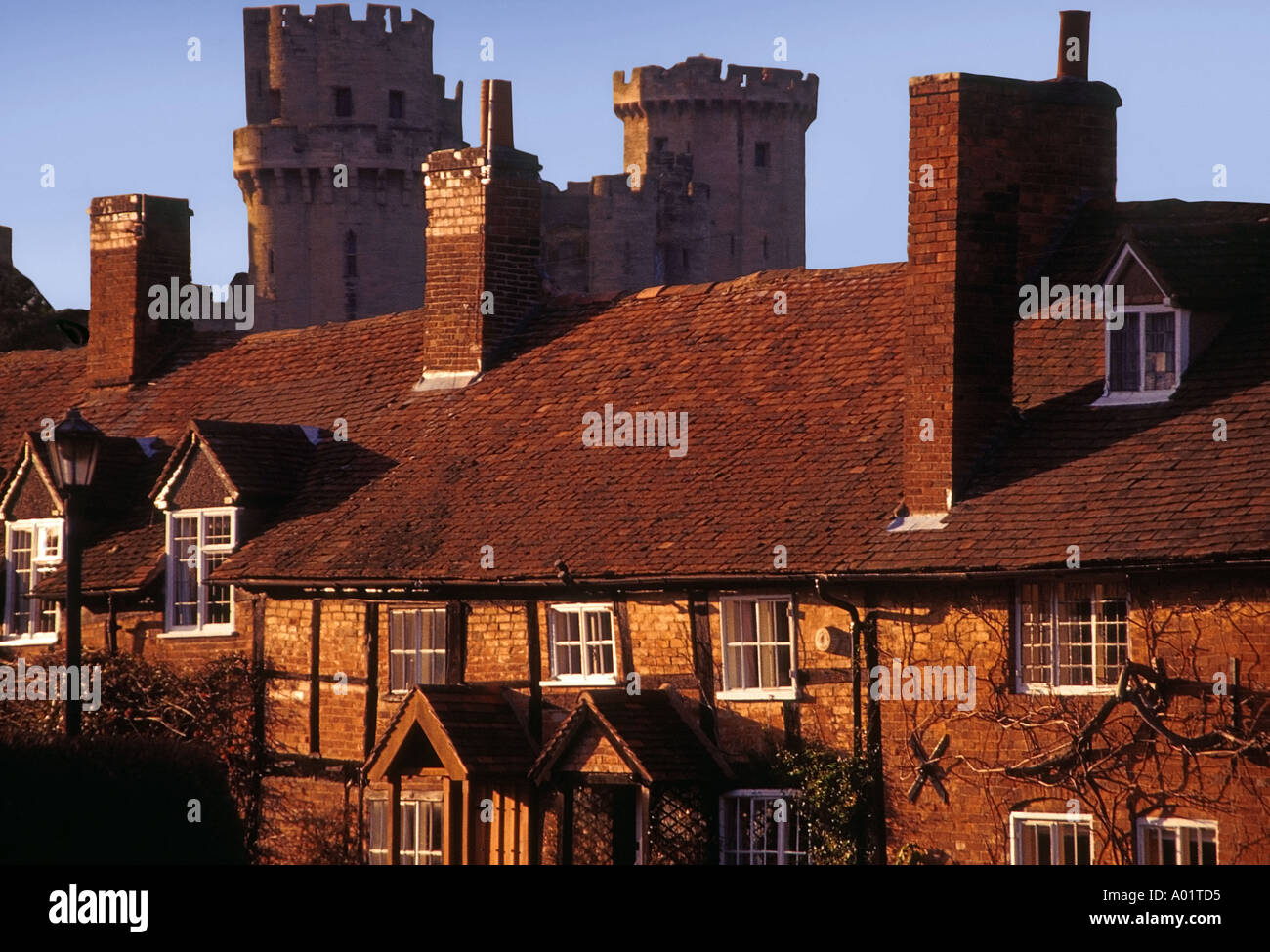 england the midlands warwickshire historic town of warwick warwick ...