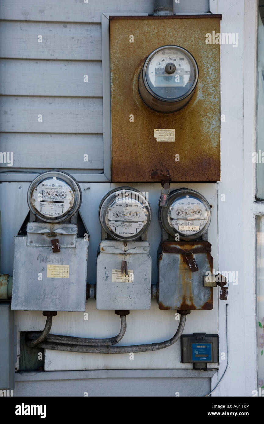 Electrical meters for a building hi-res stock photography and images ...