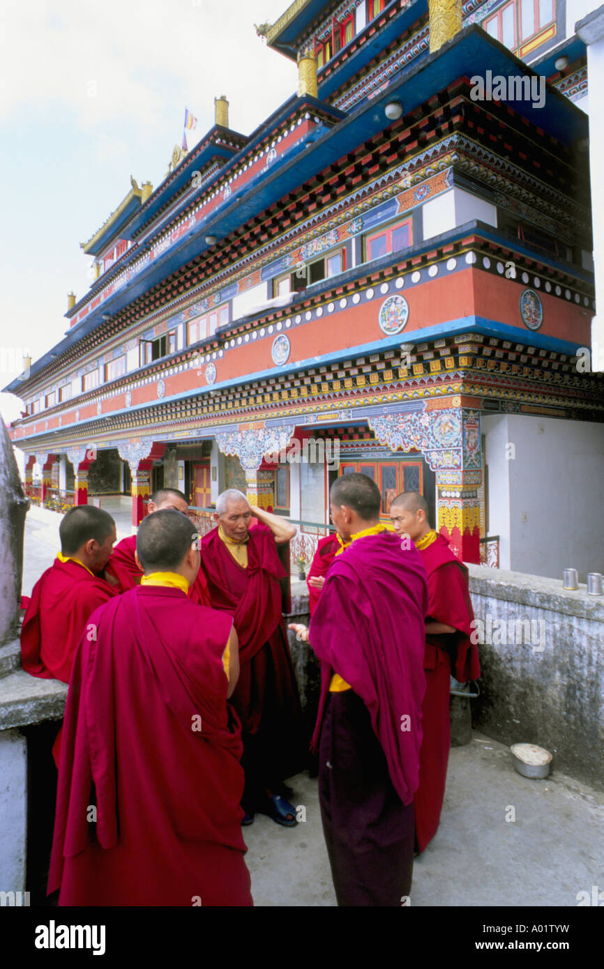 India West Bengal Darjeeling Druk Sangakchoeling Gompa tibetan buddhist ...