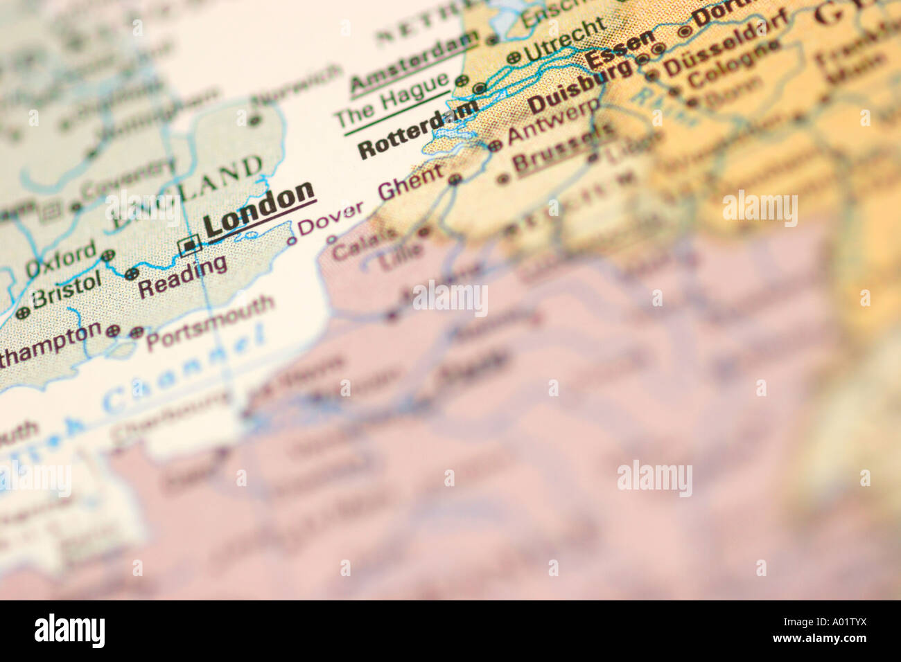 Map of part of london hi-res stock photography and images - Alamy