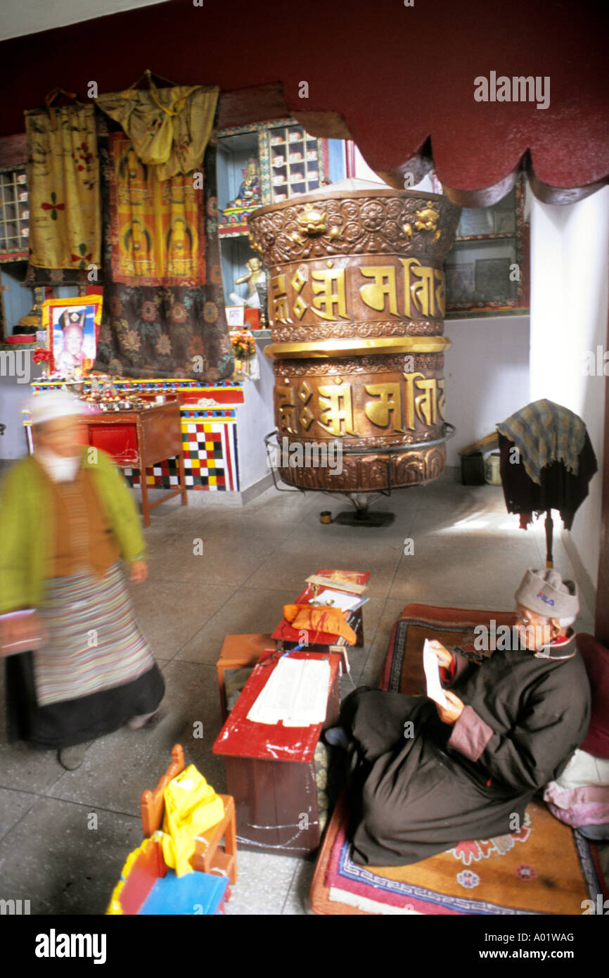 India Sikkim Gangtok Rumtek Gompa tibetan buddhist monastery Stock ...