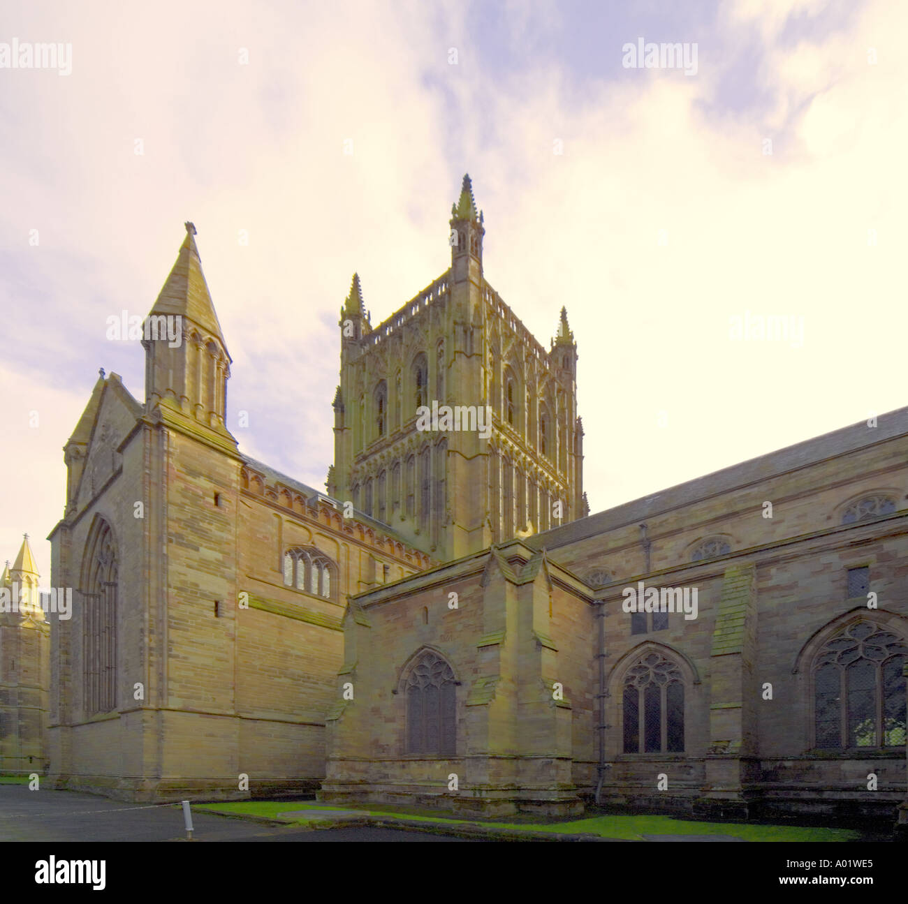 england worcestershire WORCESTER cathedral Stock Photo - Alamy