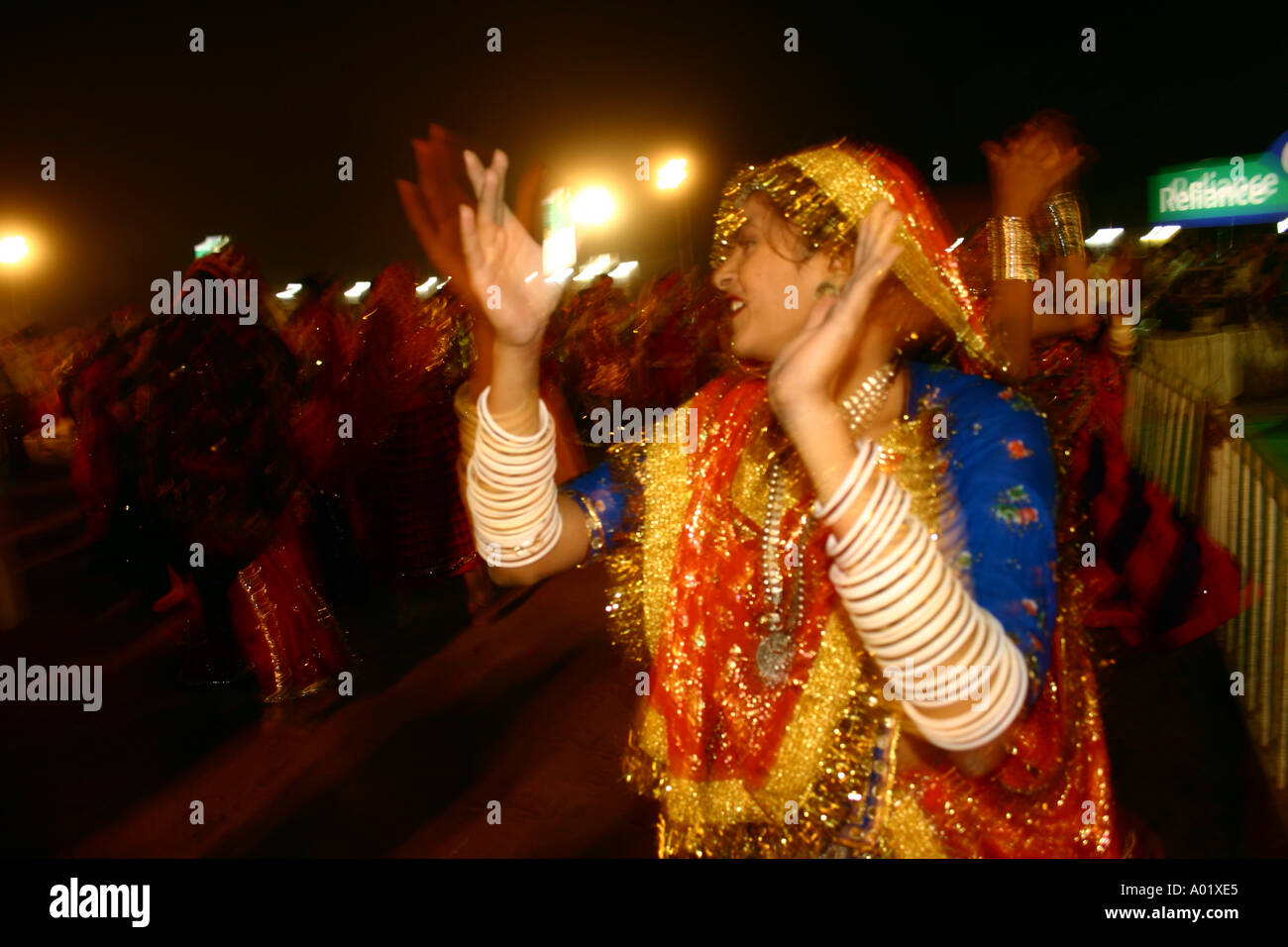Garba saree hi-res stock photography and images - Alamy