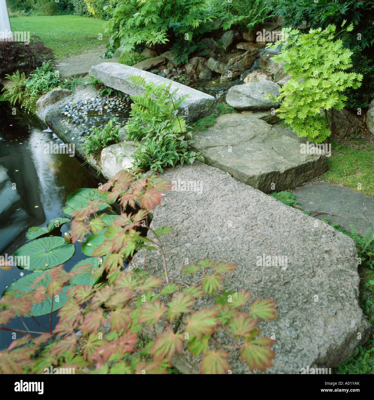 Gardens paving details country hi-res stock photography and images - Alamy