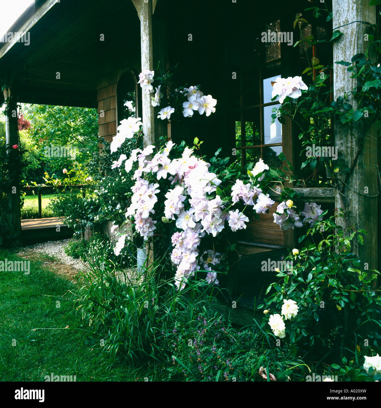 With white verandas hi-res stock photography and images - Alamy