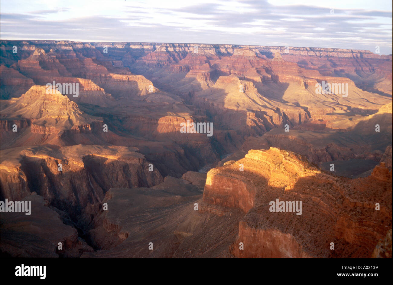 Grand Canyon sun setting Stock Photo - Alamy