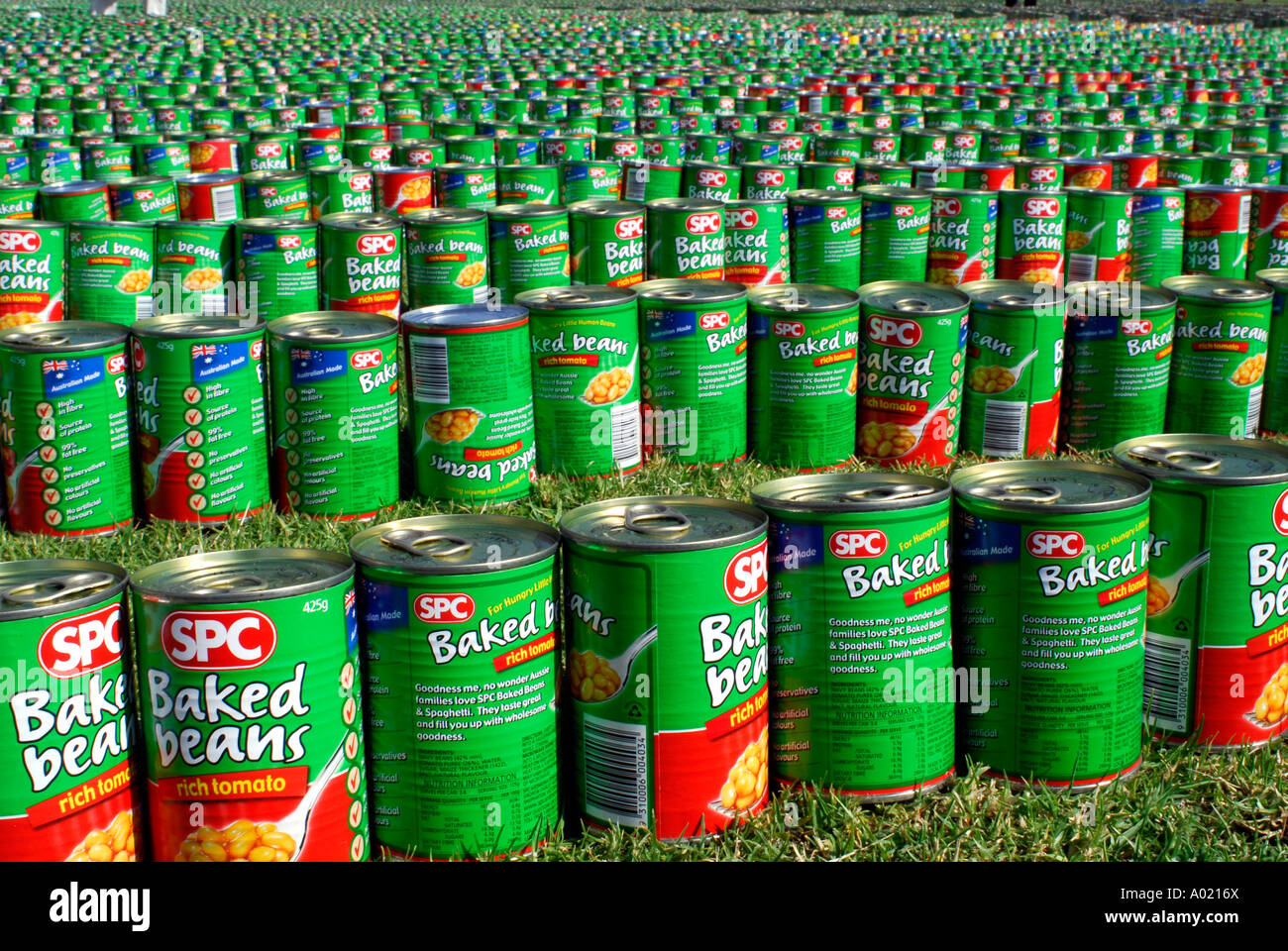 Food labels baked beans hi-res stock photography and images - Alamy