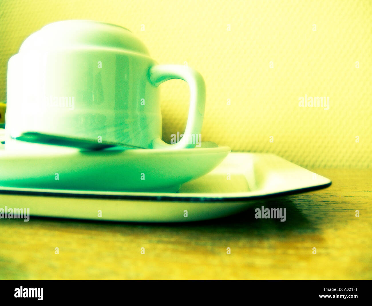Cup upside down on saucer hi-res stock photography and images - Alamy