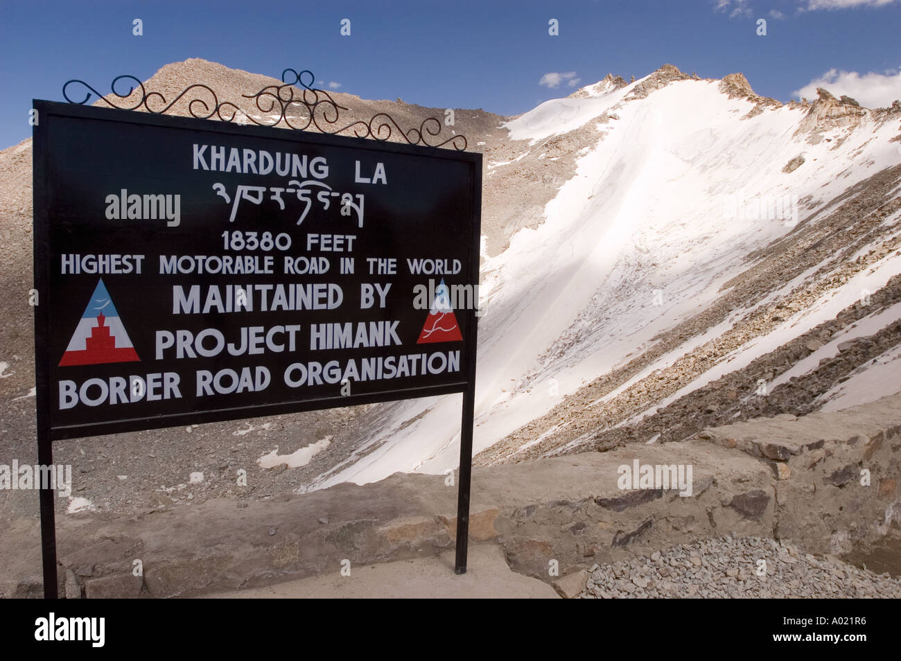 Scene from Khardung La Highest motorable road in the World Ladakh and ...