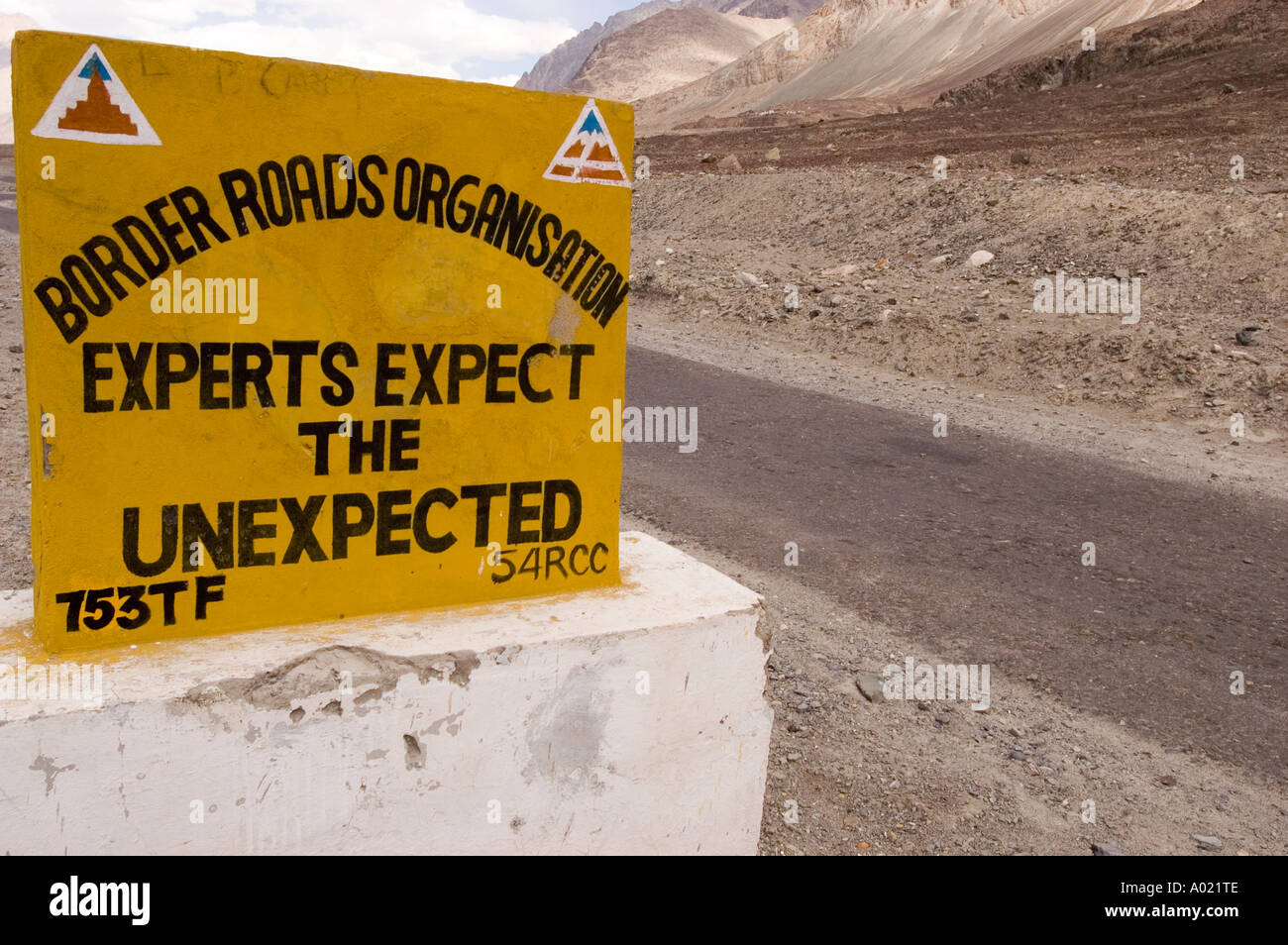Life is Short don t make it shorter road sign in Nubra Valley Ladakh ...