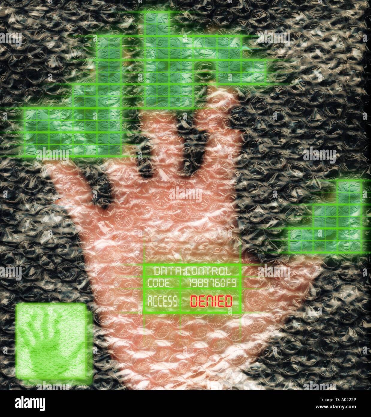 Hand over a digital sensor Stock Photo - Alamy