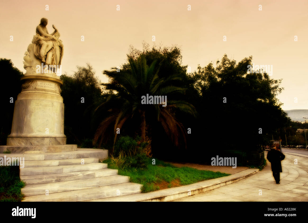 Grave of lord byron hi-res stock photography and images - Alamy
