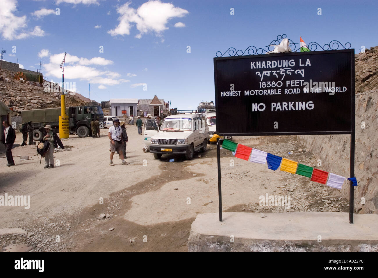 Scene from Khardung La Highest motorable road in the Ladakh and Nubra ...
