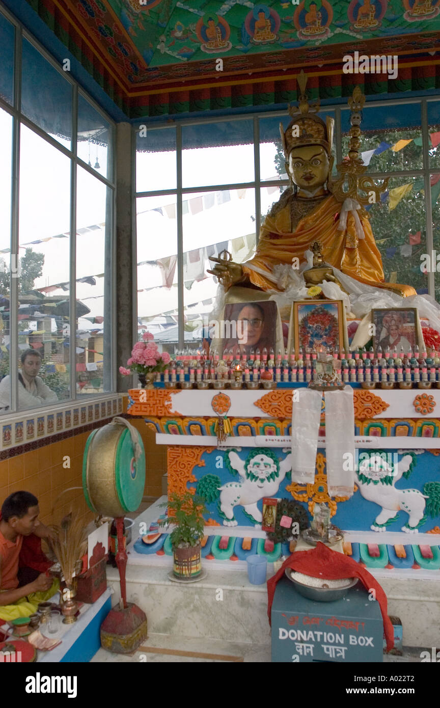 Big statue of Guru Rinpoche or Padmasambhava in Tso Pema Lake Revalsar ...