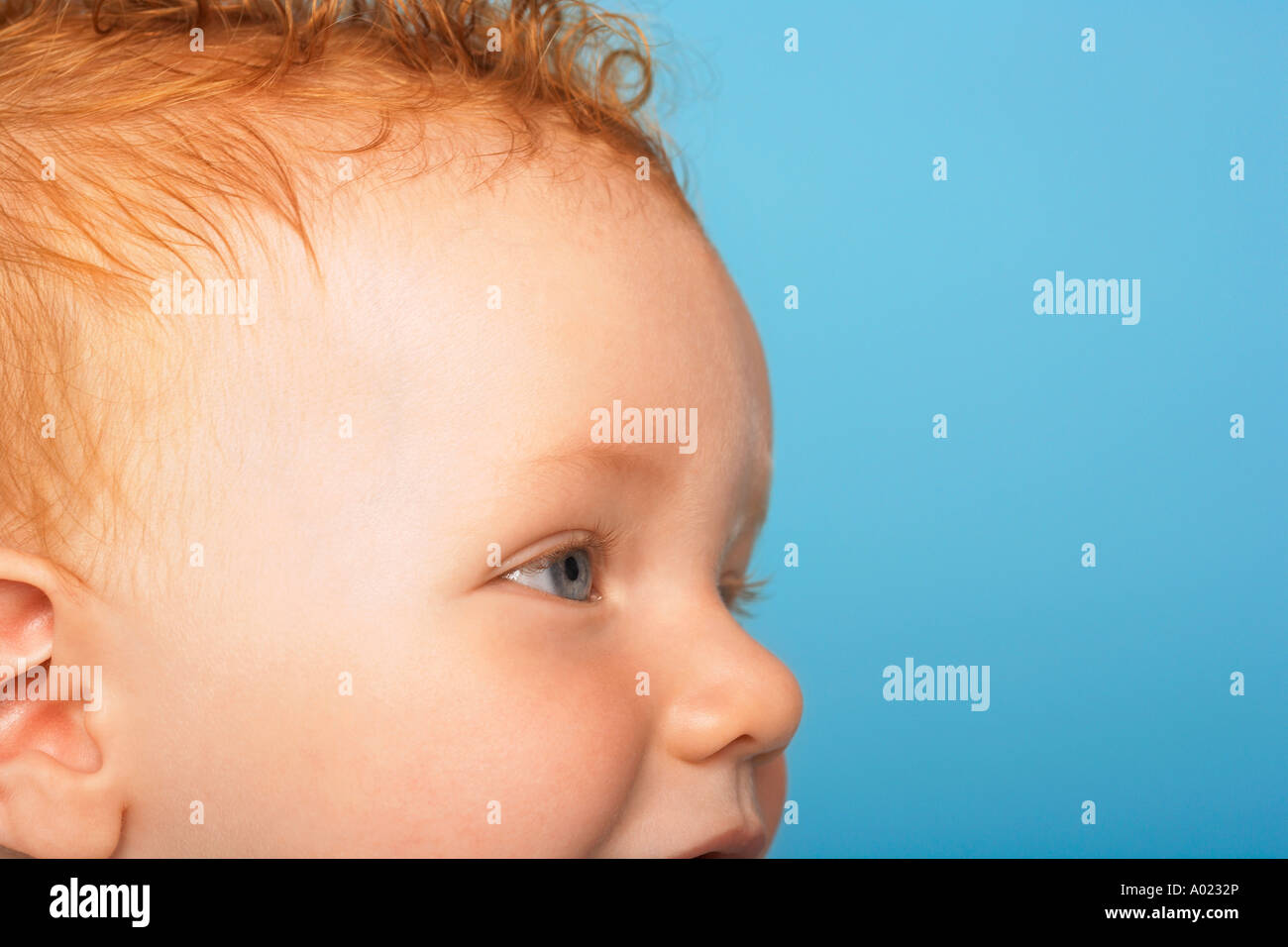 Boy curly redhead hi-res stock photography and images - Alamy