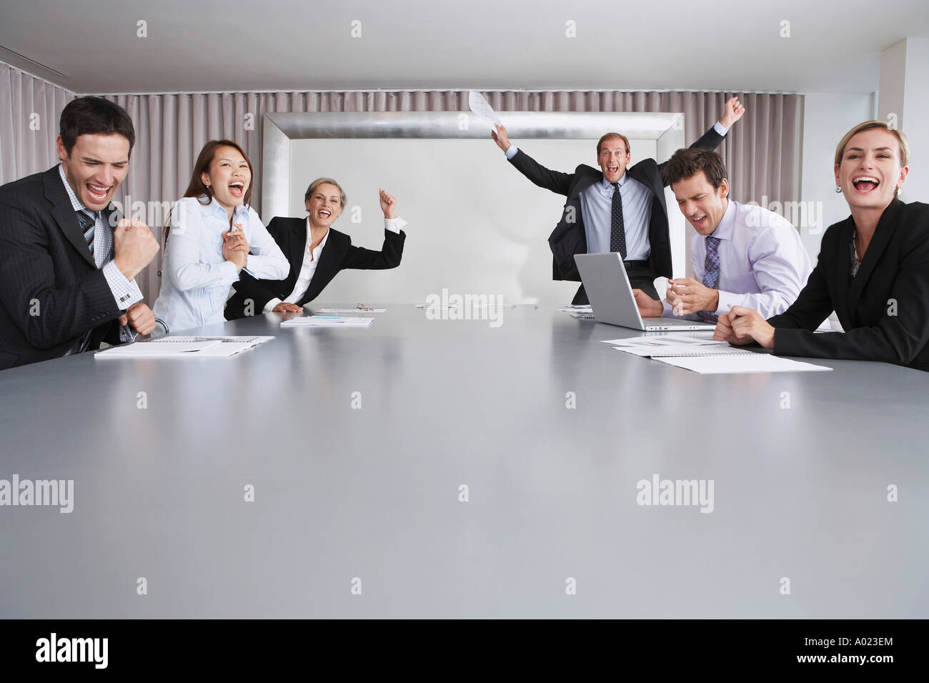 Celebrating good news hi-res stock photography and images - Alamy