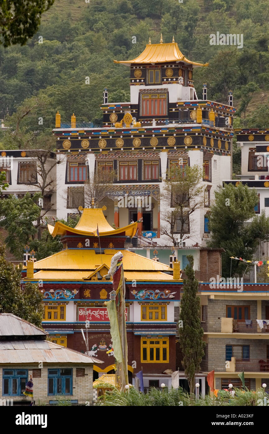 Drukpa Kagyu up and Nyingma monastery in Tso Pema lake Revalsar India ...