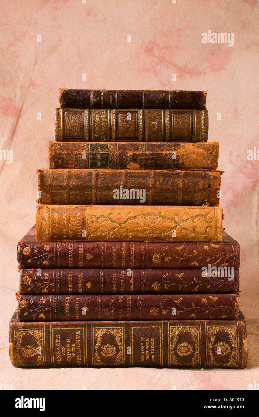 Stack of old books Stock Photo - Alamy
