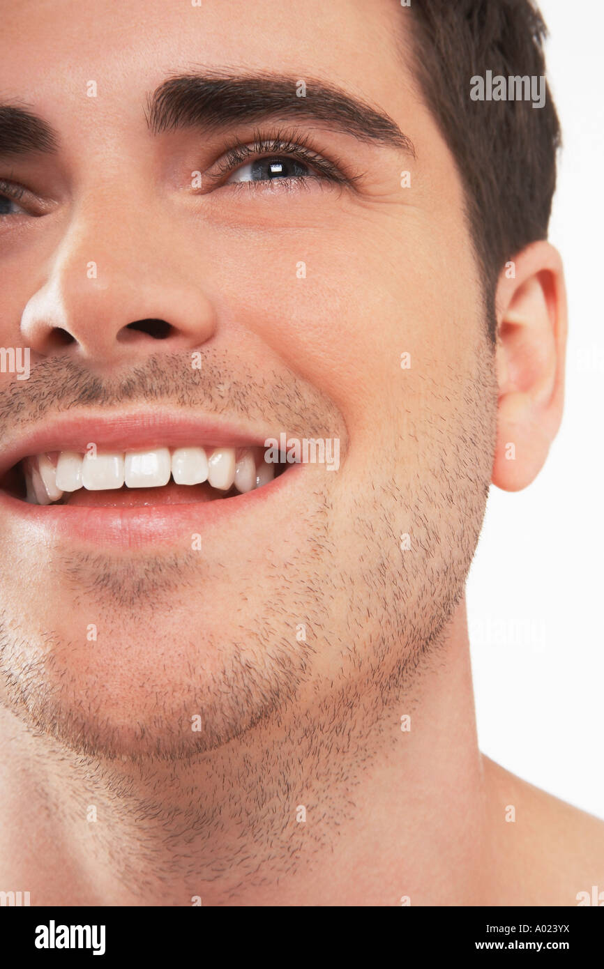 Expression unshaven beauty hi-res stock photography and images - Alamy