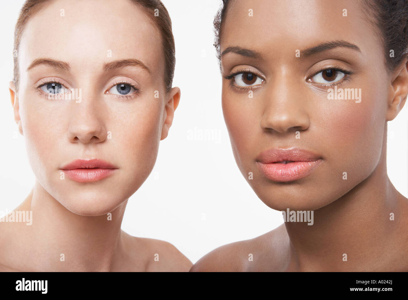 Beautiful women face side hi-res stock photography and images - Alamy