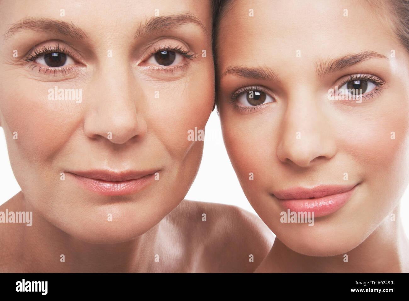 Two Beautiful Women, different ages Stock Photo - Alamy