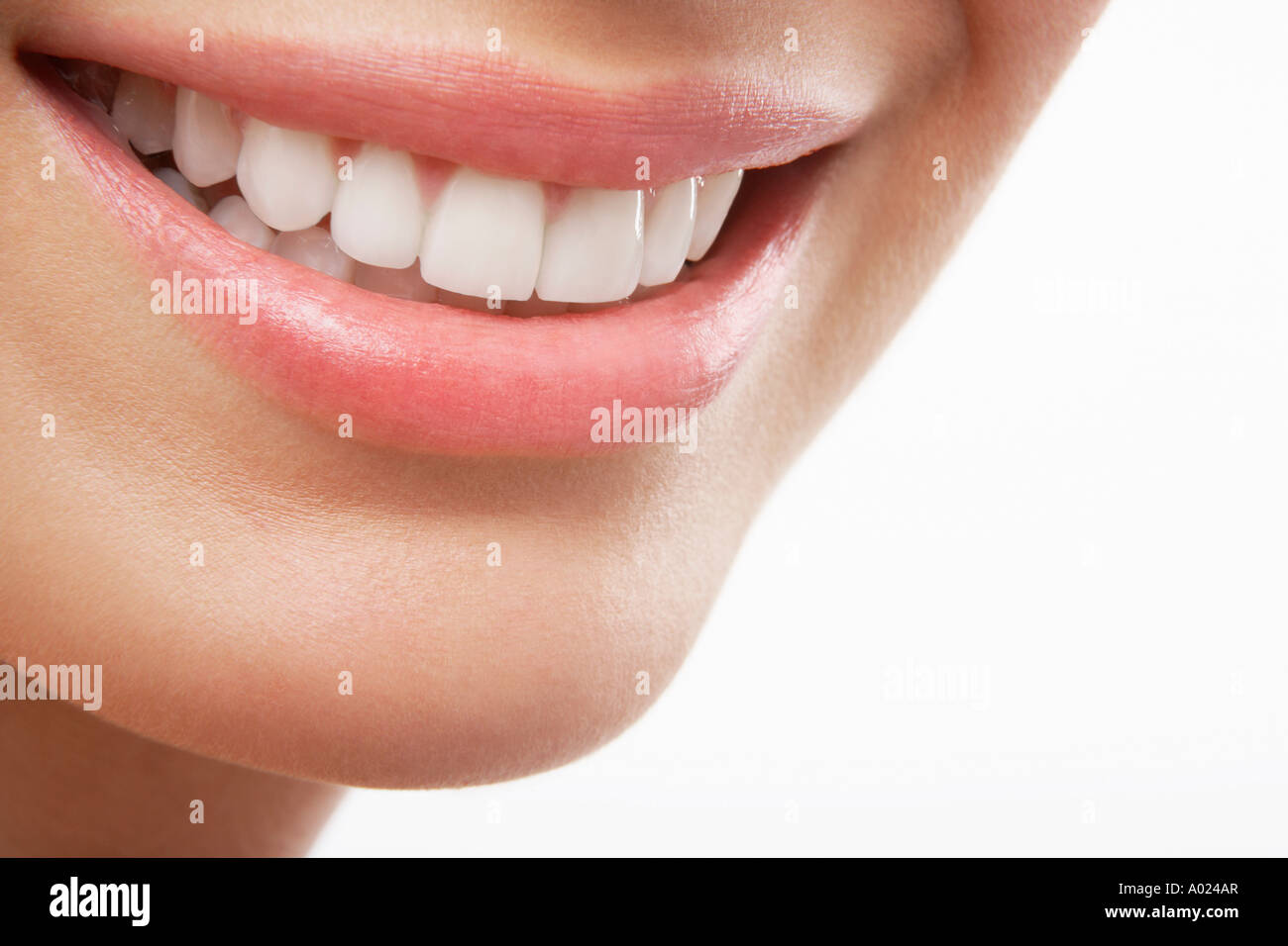Woman's open mouth, smiling Stock Photo - Alamy