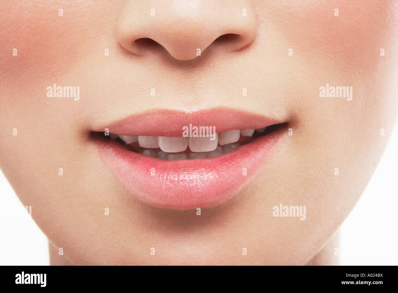 Close up asian womans mouth hi-res stock photography and images - Alamy