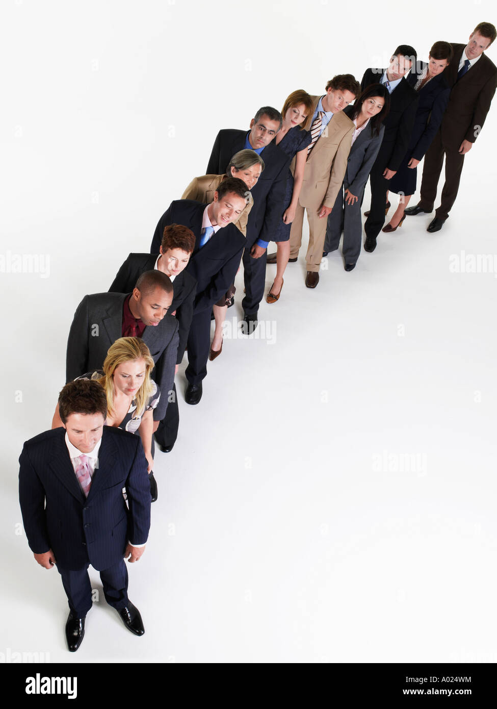 Man leaning over from front hi-res stock photography and images - Alamy