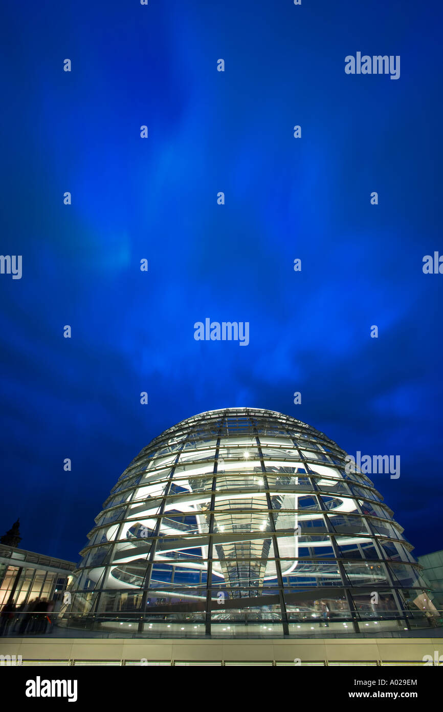 Germany Berlin Glass Dome over the Reichstag Architect Sir Norman ...