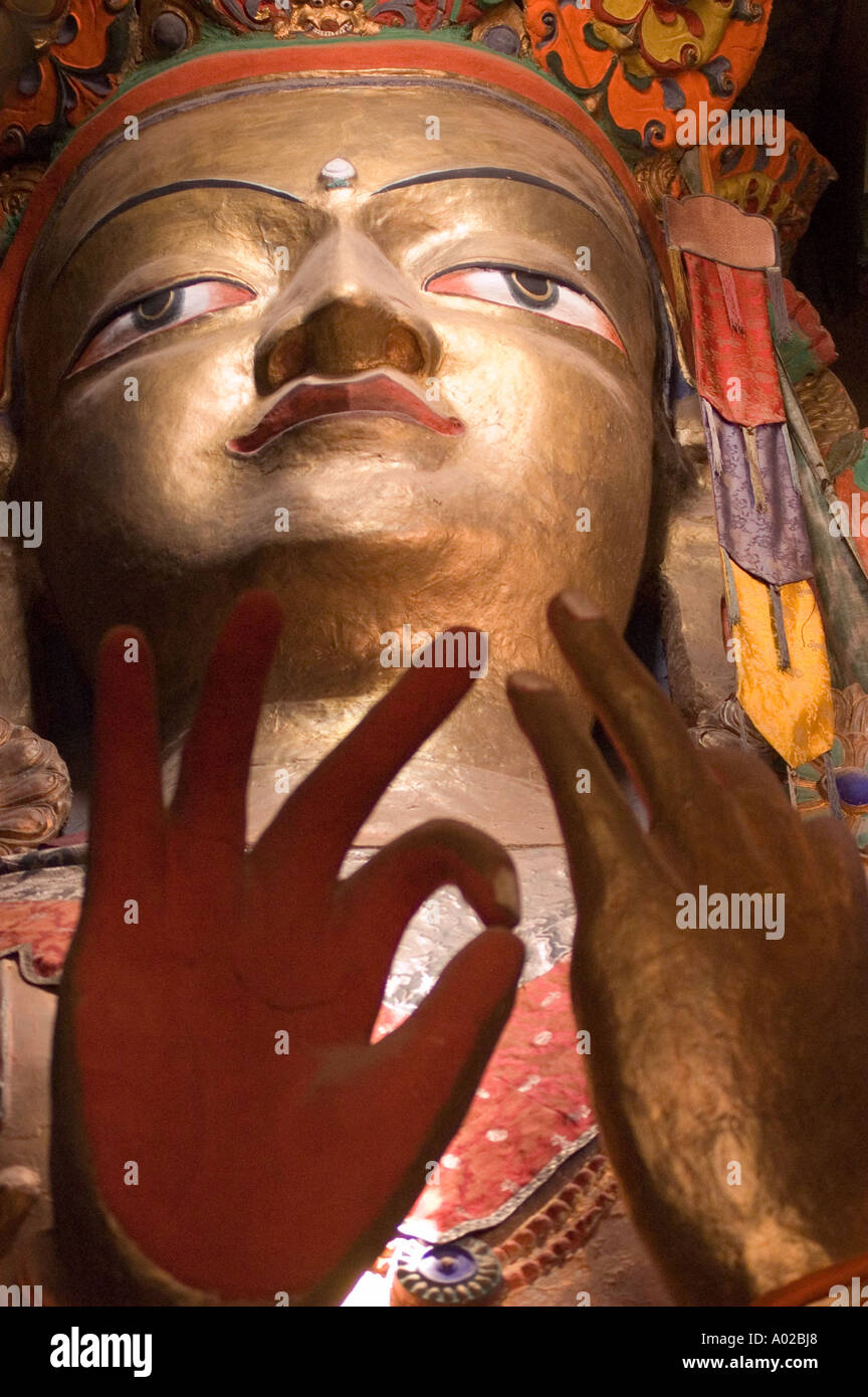 Buddha statue basgo monastery ladakh hi-res stock photography and ...