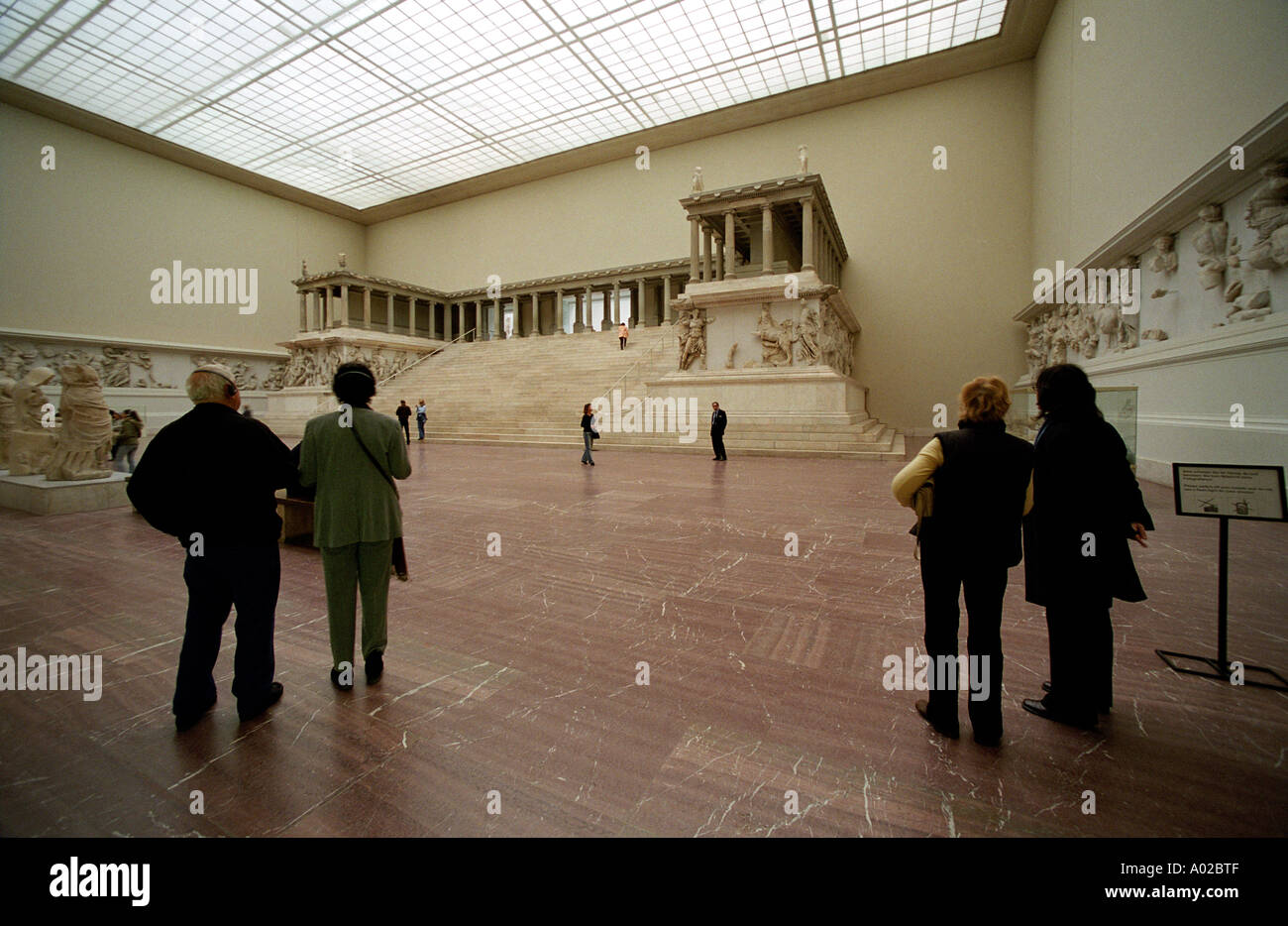 Berlin , Germany. The Pergamon Altar in the Pergamon Museum Stock Photo ...