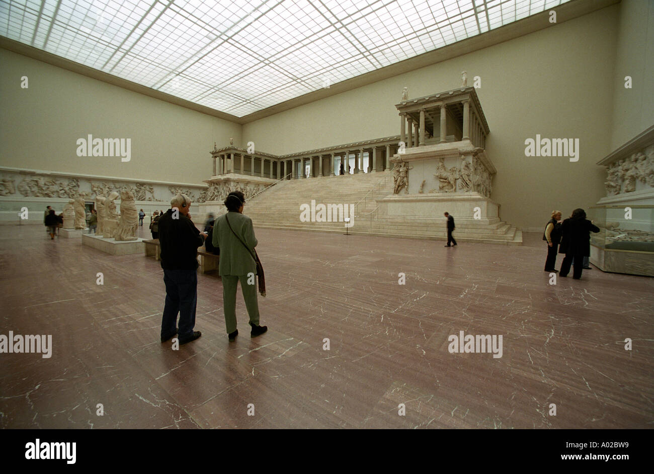 Berlin , Germany. The Pergamon Altar in the Pergamon Museum Stock Photo ...