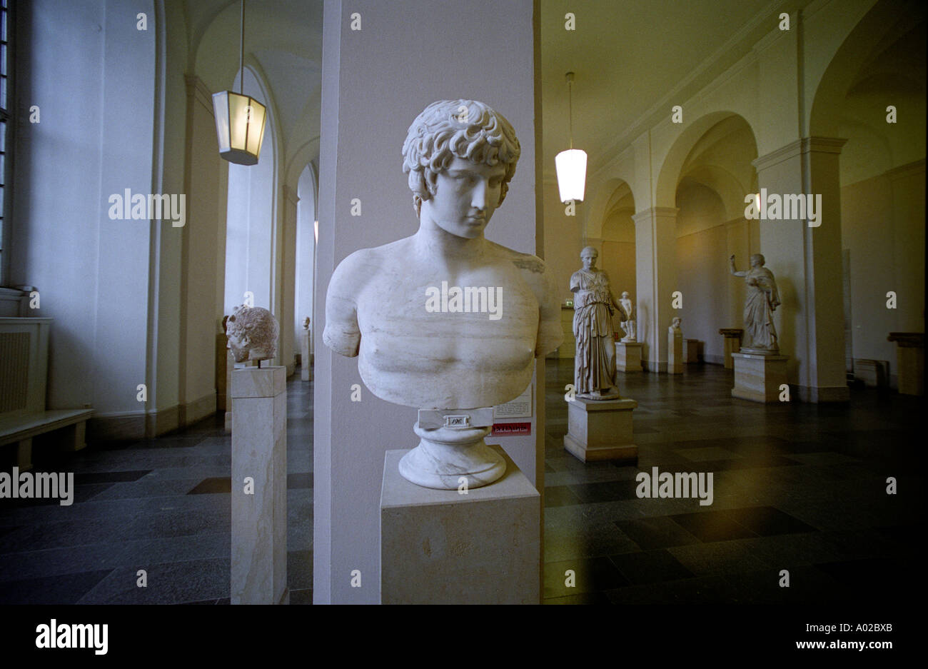 Berlin, Germany. Interior of Pergamon Museum showing original Greek ...