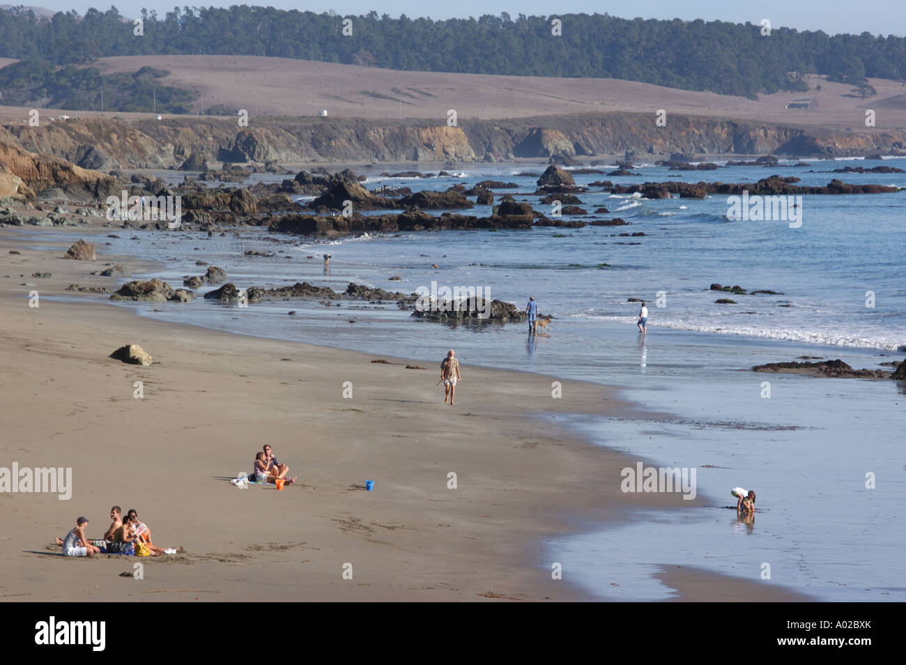 San Simeon State Beach Stock Photo - Alamy