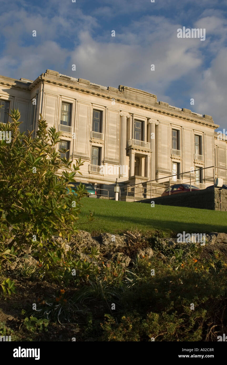 The National Library of Wales Aberystwyth Ceredigion Cymru exterior ...