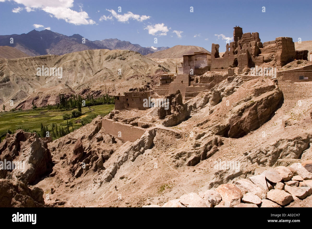 Ruins of Basgo Castle and Monastery endangered UNESCO World Heritage ...