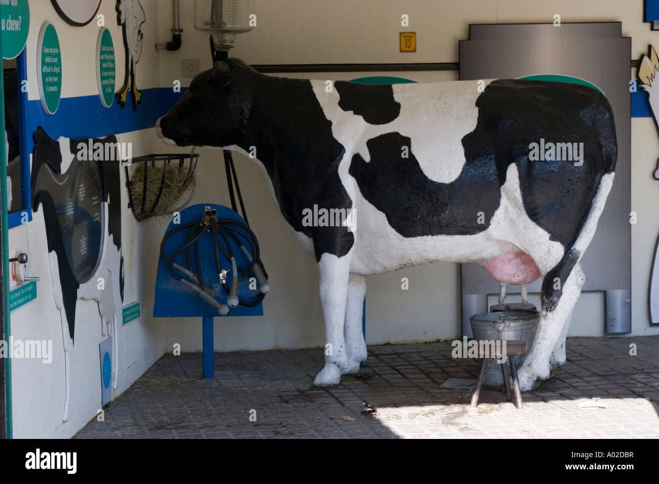 An artificial cow Stock Photo - Alamy