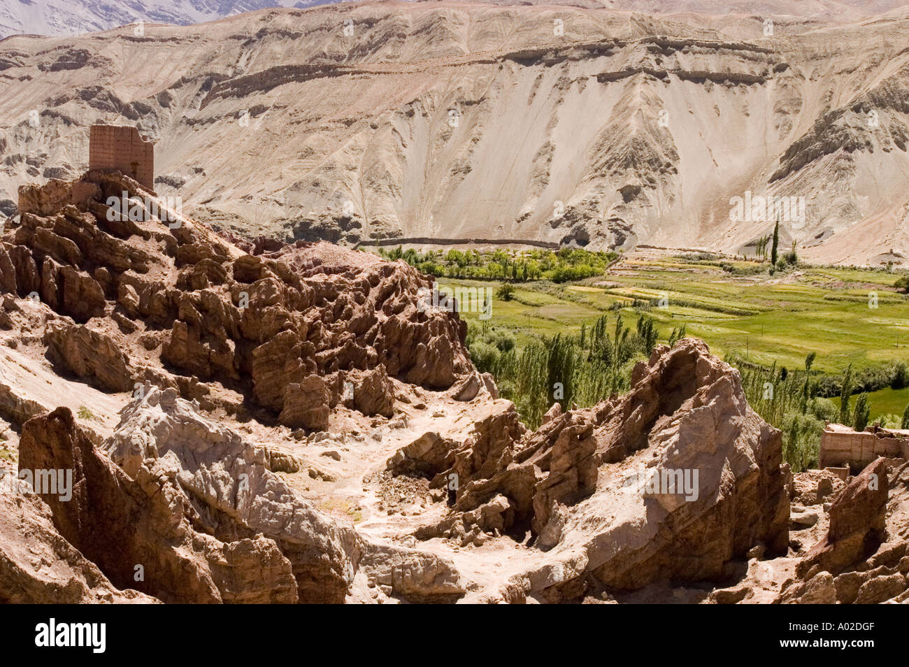 Basgo castle and monastery Ladakh Valley Jammu and Kashmir State India ...