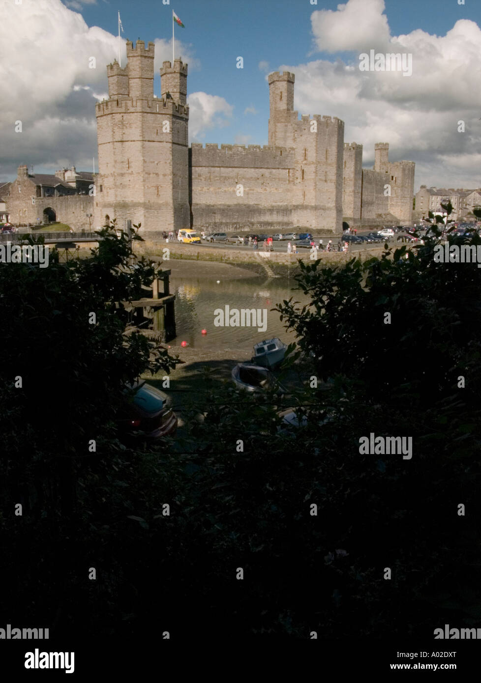 world heritage site : Caernarfon Castle gwynedd snowdonia national park ...