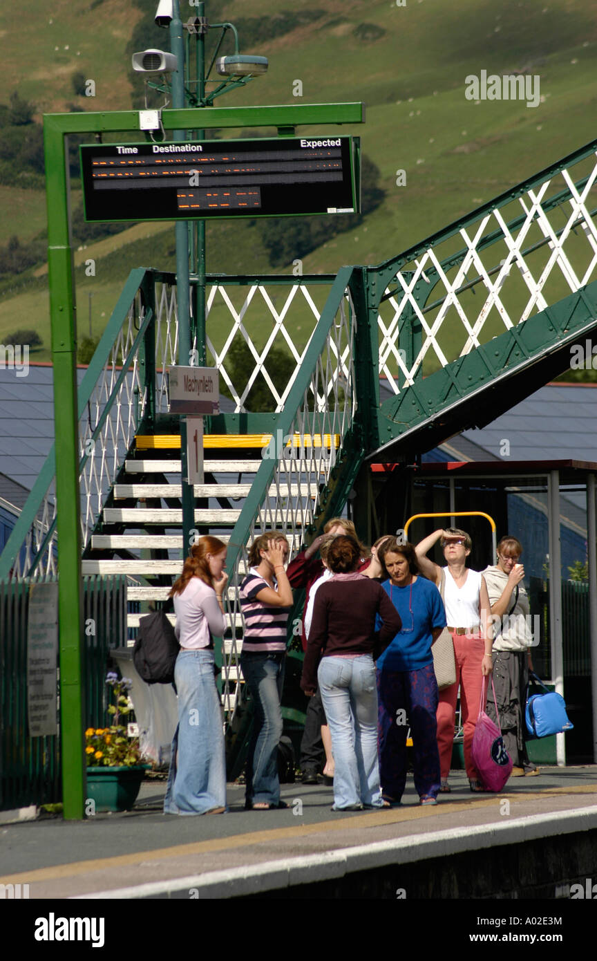 Machynlleth Powys mid wales railway station Cambrian Coast Line ...