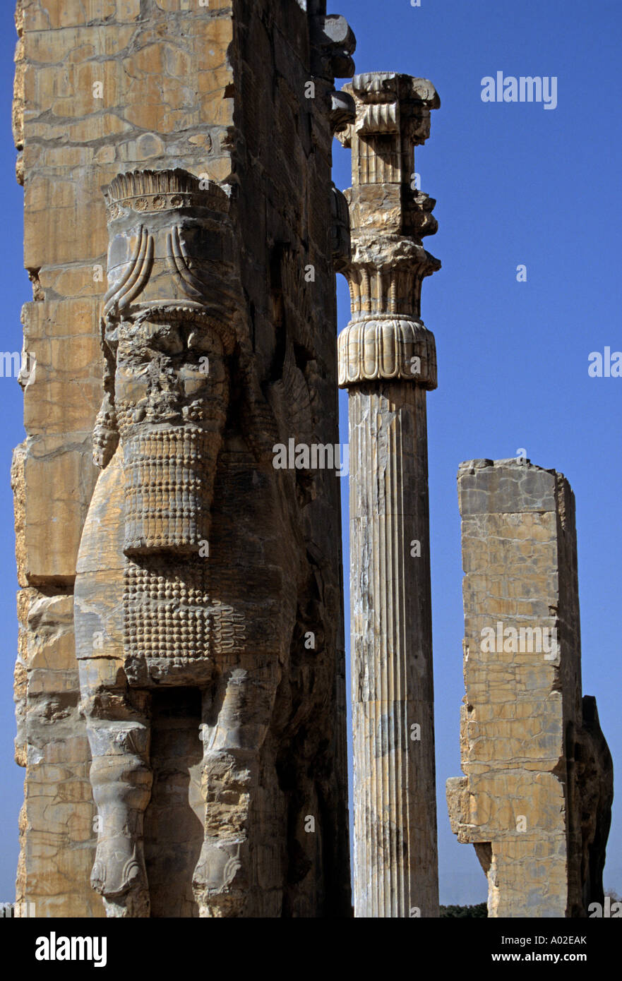 Ruins of Persepolis, ancient capital city of the Persian Empire, Iran ...