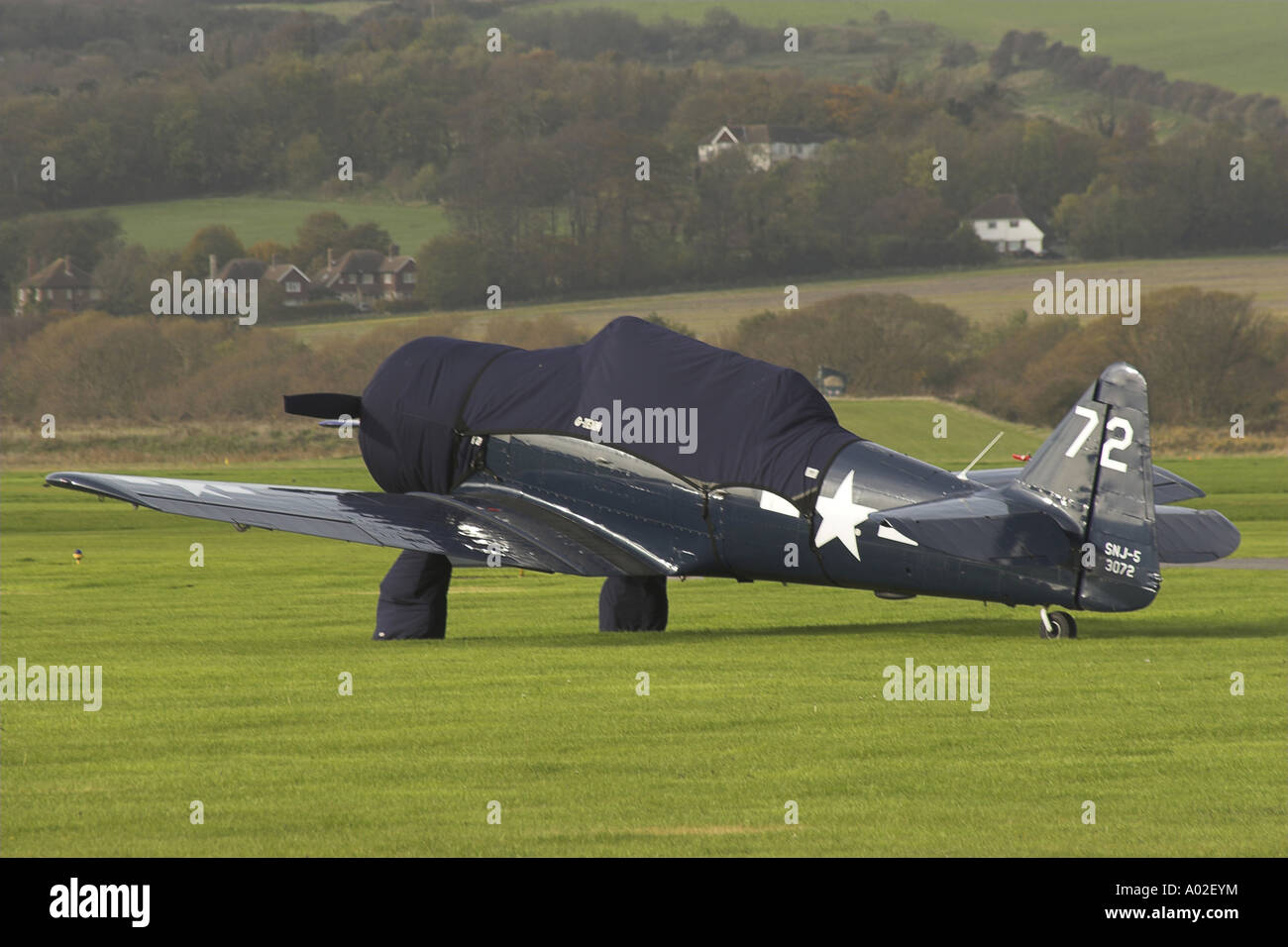 WWII Harvard North American Texan Stock Photo - Alamy