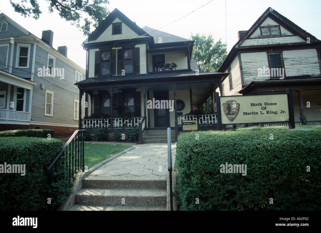 Birth Home of Dr. Martin Luther King Junior in Atlanta Stock Photo - Alamy