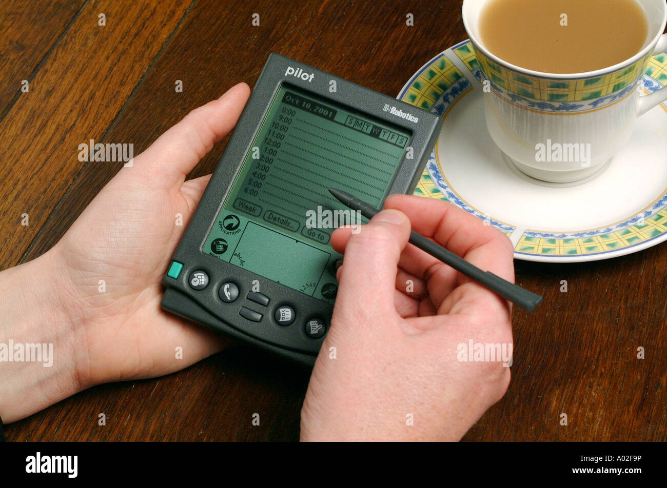 Personal electronic organiser hi-res stock photography and images - Alamy