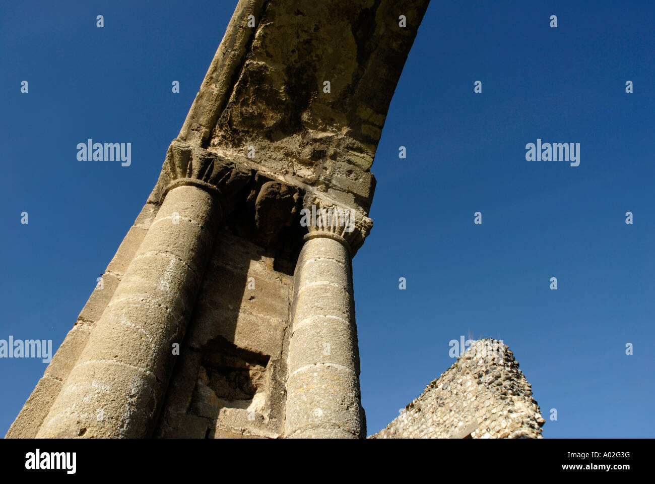 Cluniac Priory ruins Thetford Norfolk UK Stock Photo - Alamy