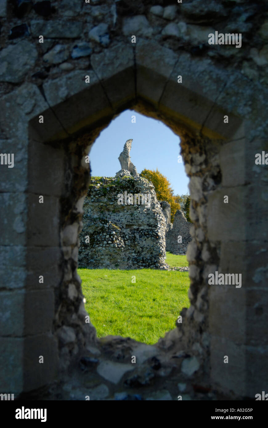 Cluniac Priory ruins Thetford Norfolk UK Stock Photo - Alamy