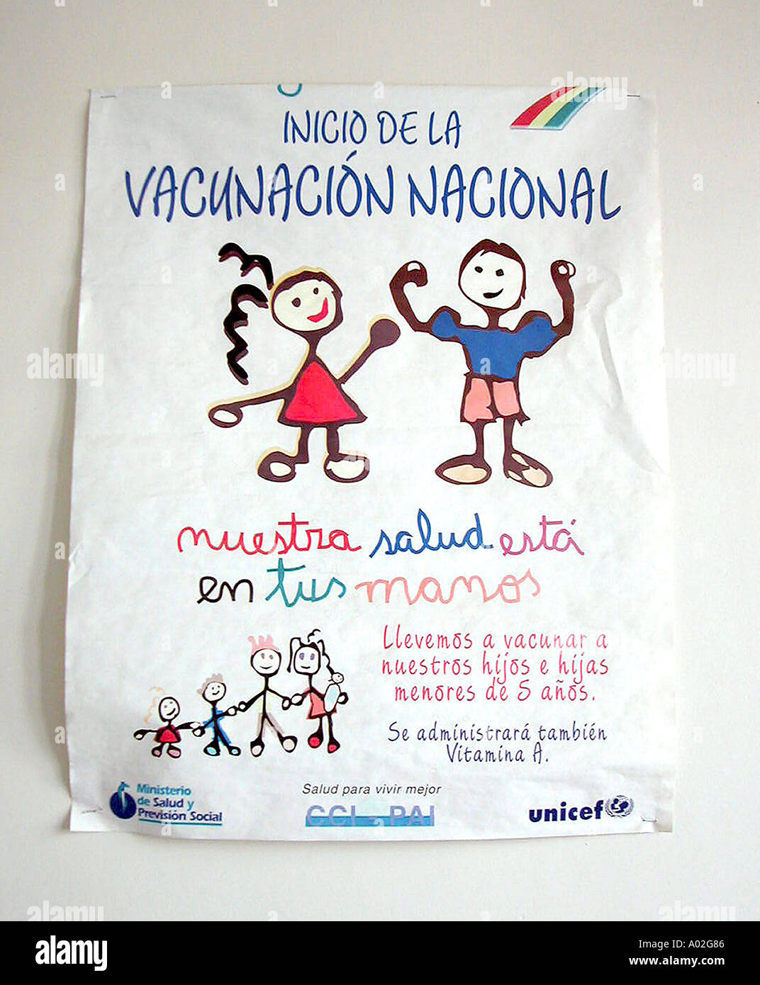 vaccination awareness poster Stock Photo - Alamy