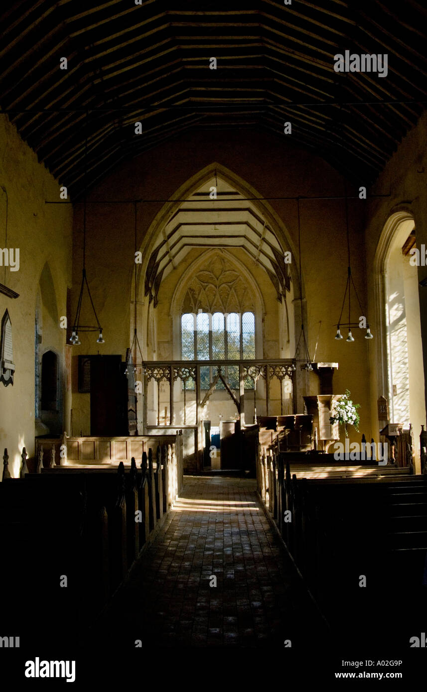 Interior of St Martin s church Thompson Norfolk UK Stock Photo - Alamy