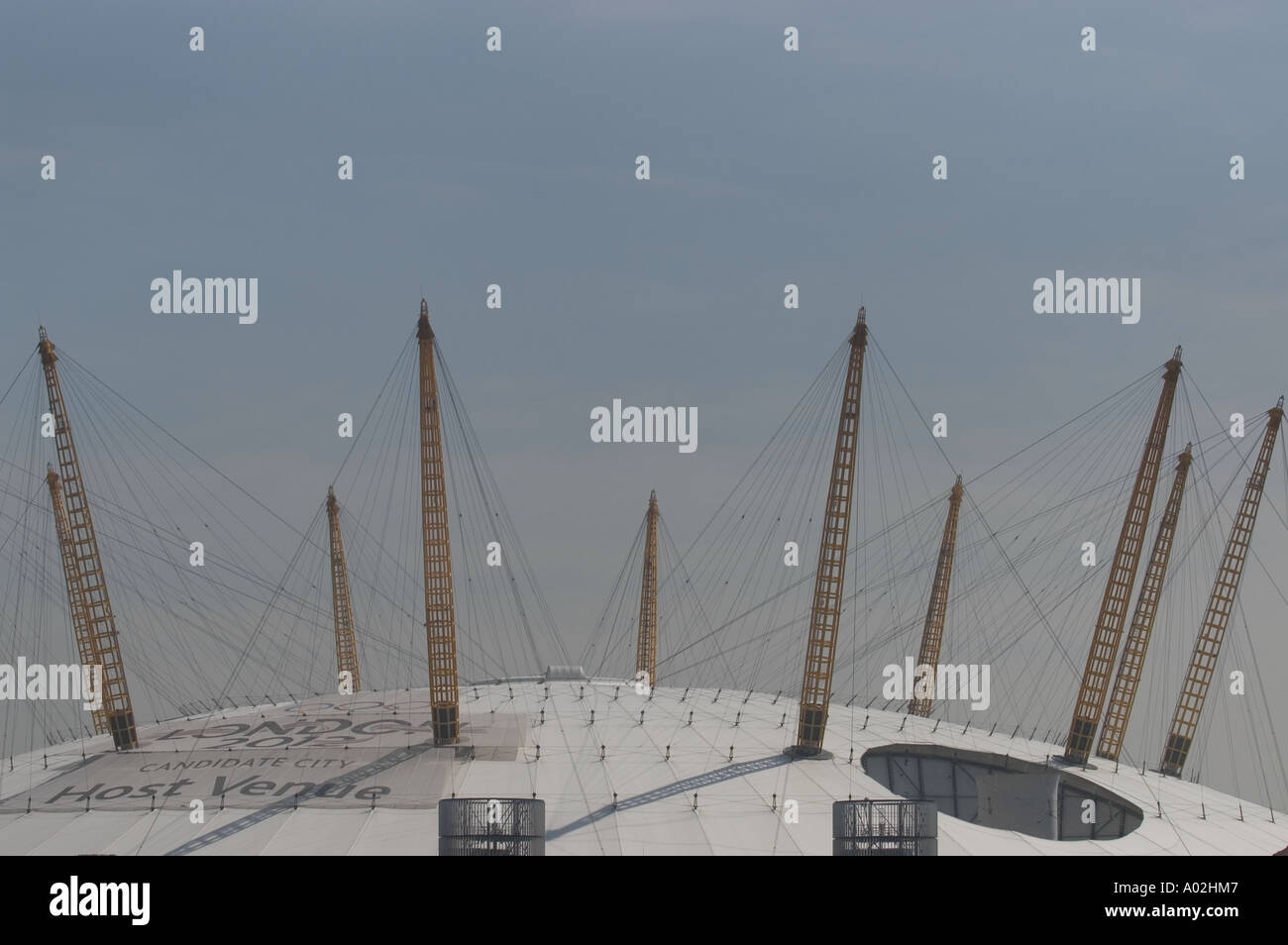 The Millenium Dome / O2 Centre London roof Stock Photo - Alamy