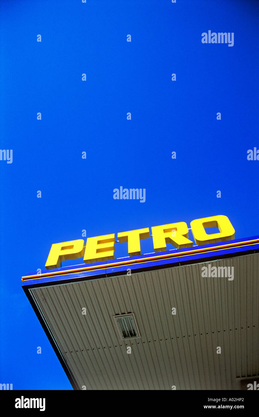 PETRO GAS STATION Stock Photo - Alamy